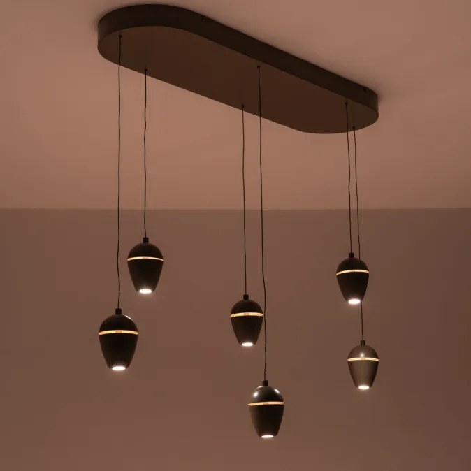 Závěsné stmívatelné LED svítidlo Cosmo Brown 6