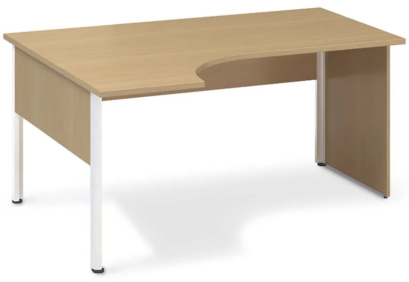 Ergonomický stůl ProOffice A 180 x 120 cm, levý, buk