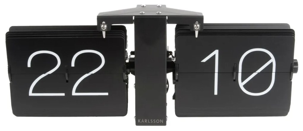 KARLSSON Stolní překlápěcí hodiny – No Case 36 × 8,5 ×14 cm