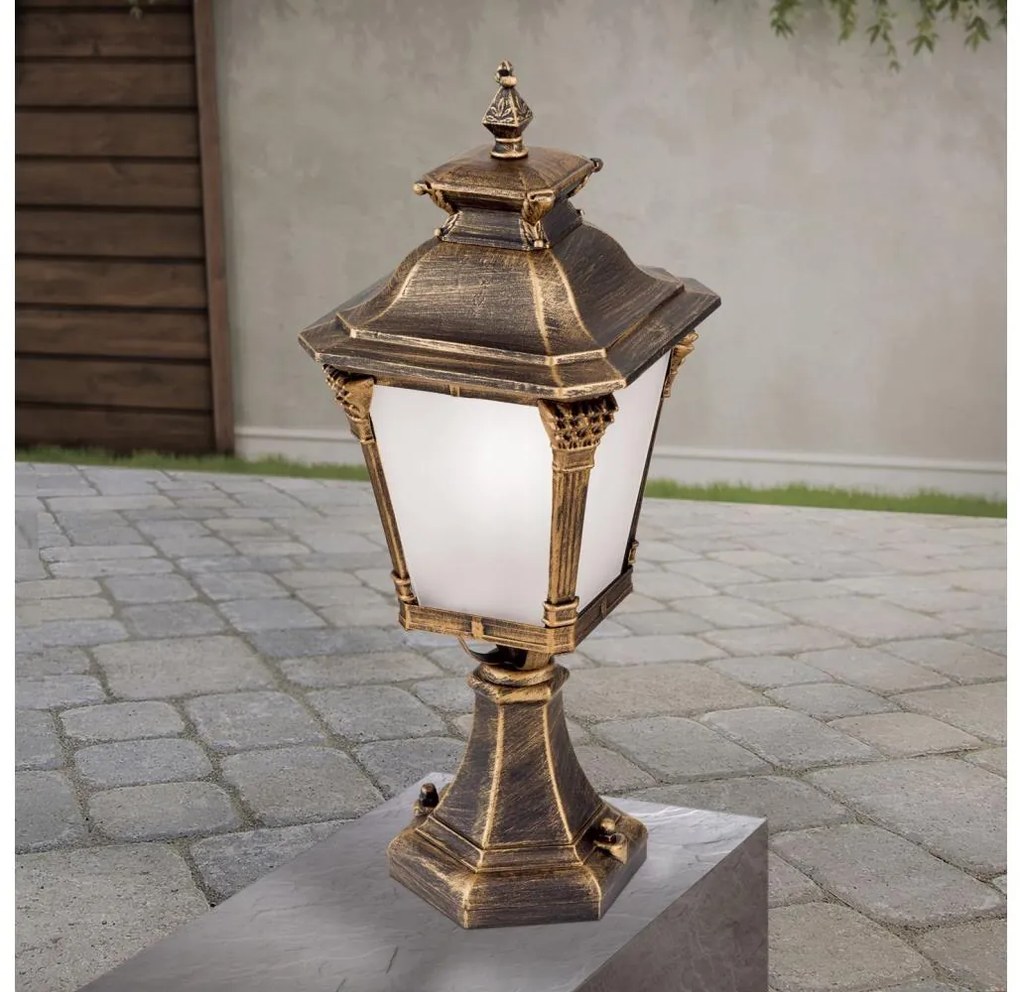 Orion - Venkovní lampa AIKO 1xE27/60W/230V 59 cm IP23 bronz/patina