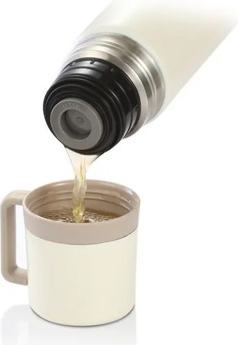 TESCOMA Termoska s hrníčkem CONSTANT CREAM 0,7 l, nerez