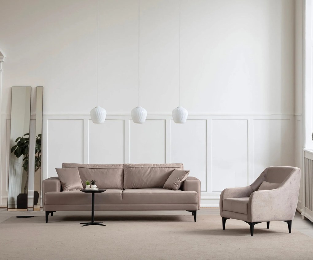 Atelier del Sofa 3-místná pohovka Astana 3 Seater- Beige, Béžová