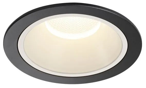 NUMINOS® DL XL vnitřní LED zápustné stropní svítidlo černá/bílá 4000 K 40° - BIG WHITE