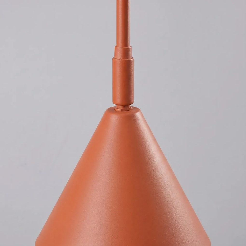 Sollux Lighting Nástěnné svítidlo NOX 2 okrově červené s vypínačem