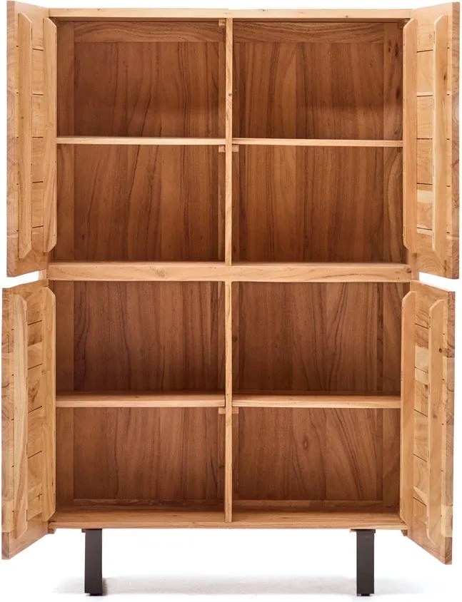 Komoda z masivu akácie v přírodní barvě 100x155x40,5 cm Uxue – Kave Home