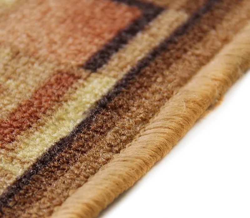 Associated Weavers, Protiskluzový běhoun na míru Bombay 33, šíře 67 cm, hnědá, chodba / předsíň