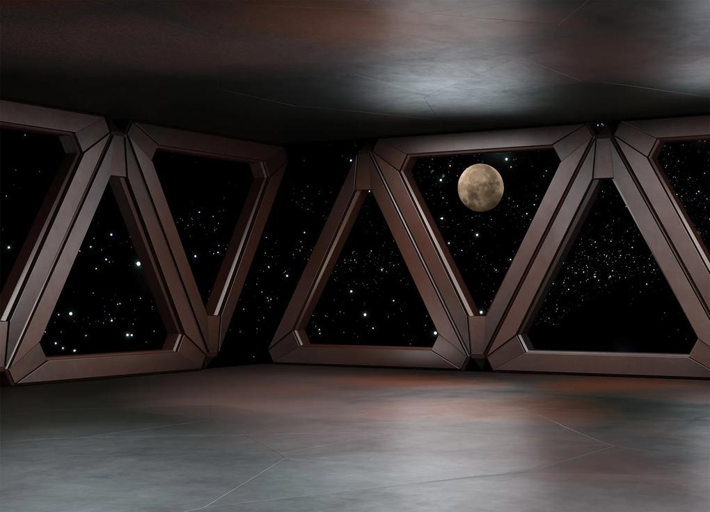 Malvis ® 3D tapeta Vesmírná stanice Vel. (šířka x výška): 360 x 260 cm
