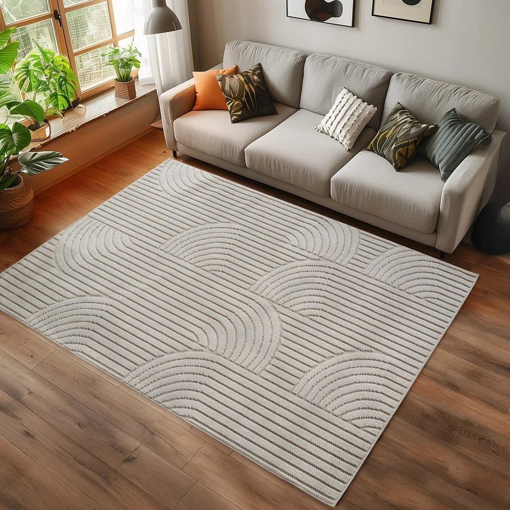Krémový koberec 160x230 cm Helix 2201 – Ayyildiz Carpets