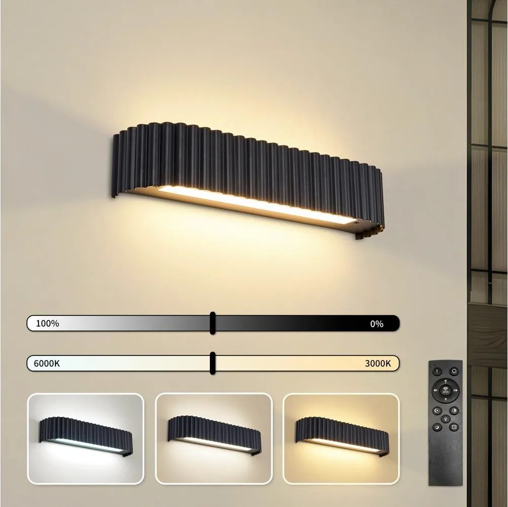 BRILAGI - LED Stmívat. nástěn. svít. FALCON MODERN LED/14W/230V 40 cm černá + DO