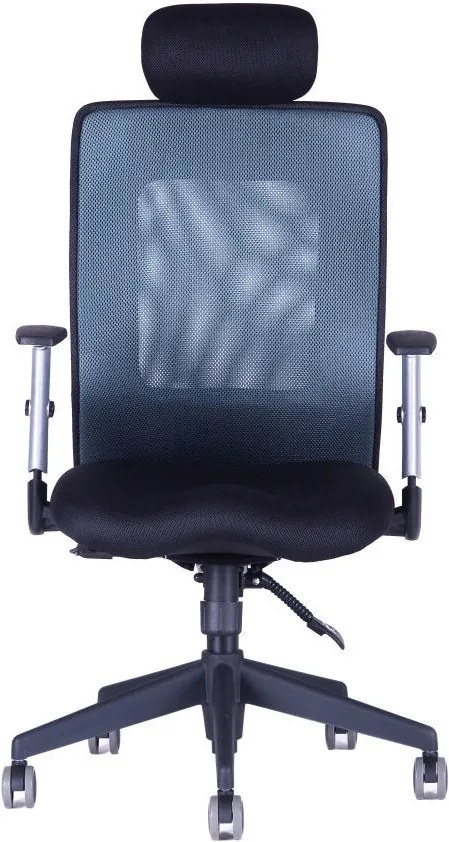 Office Pro Kancelářská židle na kolečkách Office Pro CALYPSO XL SP4 – s područkami a podhlavníkem Černá 1111