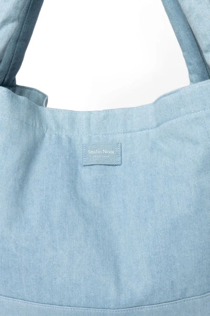 Studio Noos Denim Mom Bag Blue Hearts