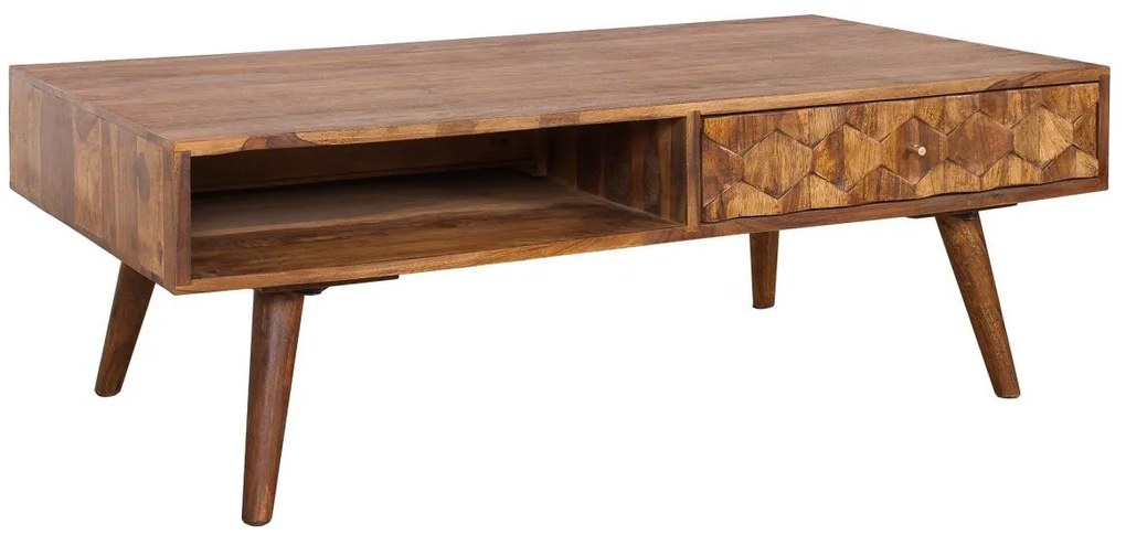 Designový konferenční stolek Justice, 100 cm, sheesham - skladem