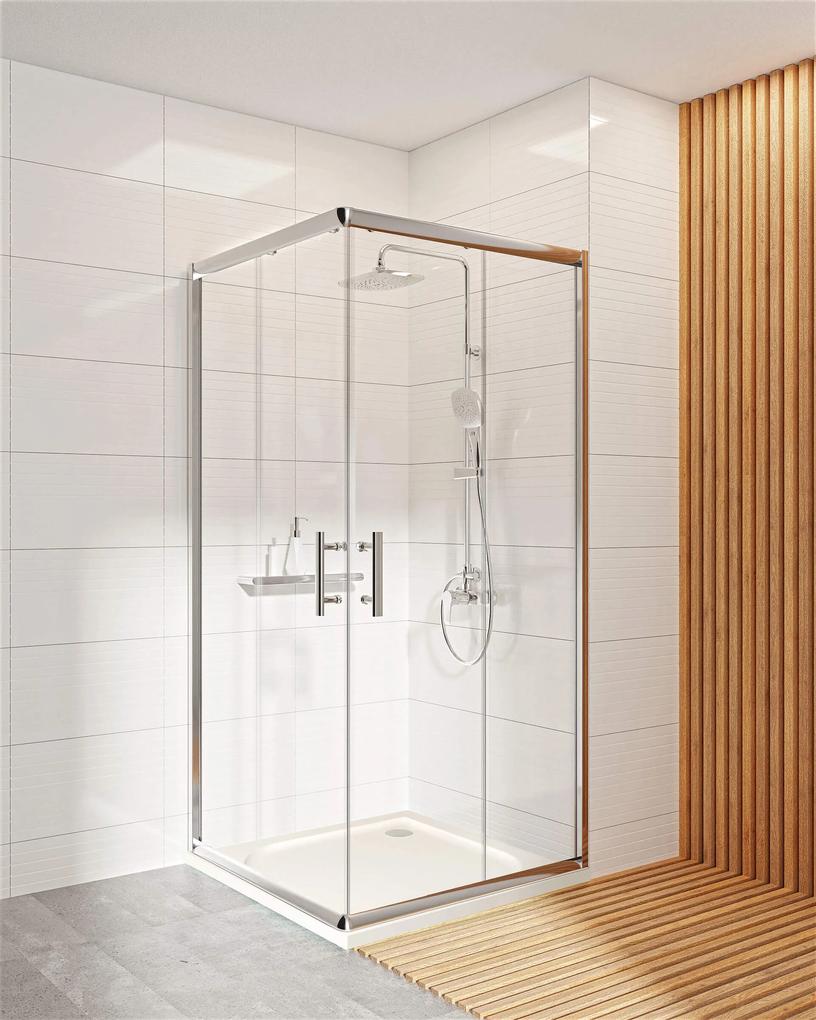 Deante Čtvercová sprchová vanička Cubic 90x90 cm, akrylát - KTK 041B
