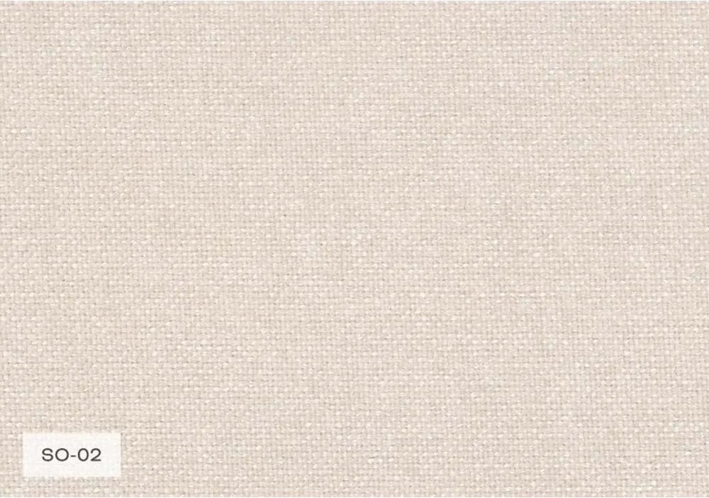 Krémová žinylková rozkládací rohová pohovka (levý roh) Michell – Miuform