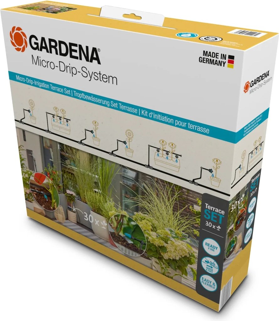 GARDENA Micro-Drip-System Startovní set pro terasy (30 rostlin)
