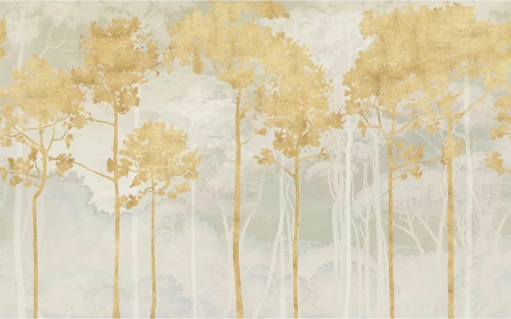 Komar Vliesová fototapeta Golden Pines 250 x 400 cm
