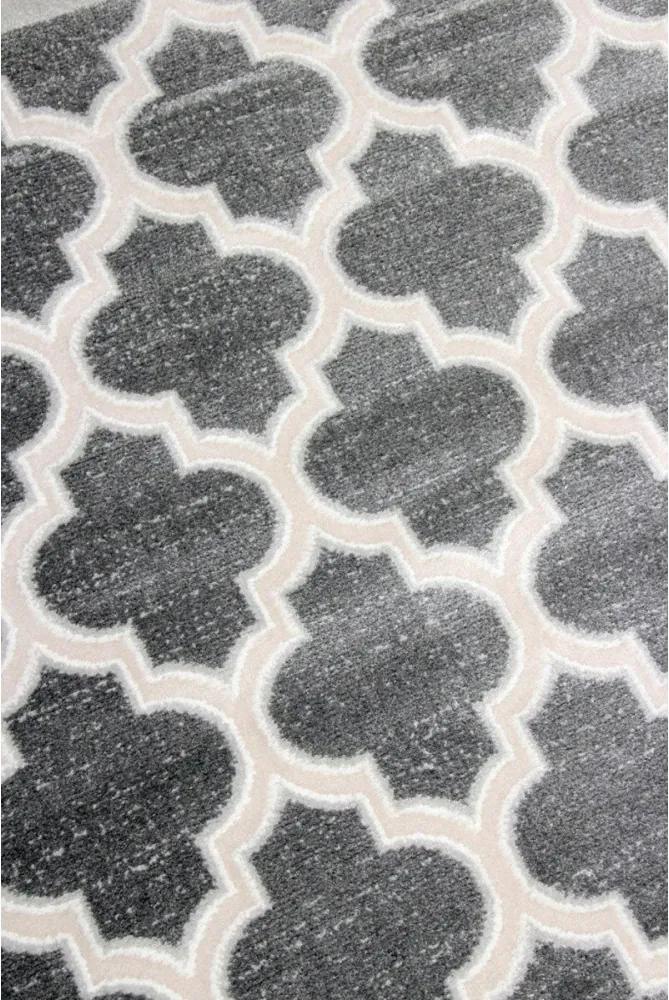 Kusový koberec Anabel šedý ovál, Velikosti 120x170cm