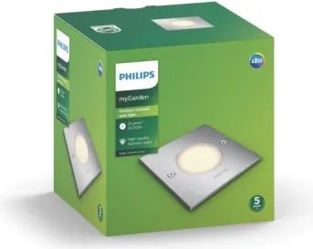Nájezdové LED svítidlo Philips Crust teplá bílá 2700K 17356/47/P0