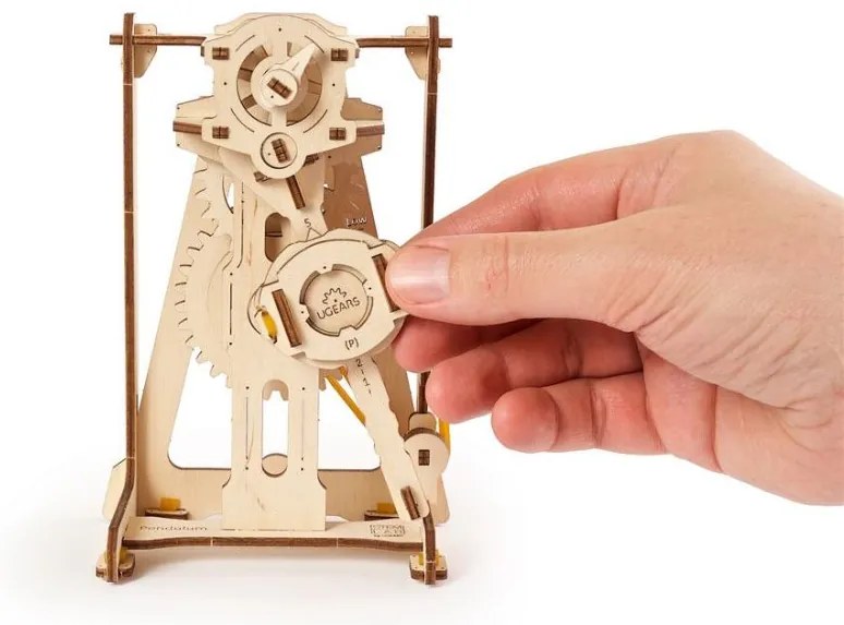 Ugears 3D dřevěné mechanické puzzle STEM výukové kyvadlo