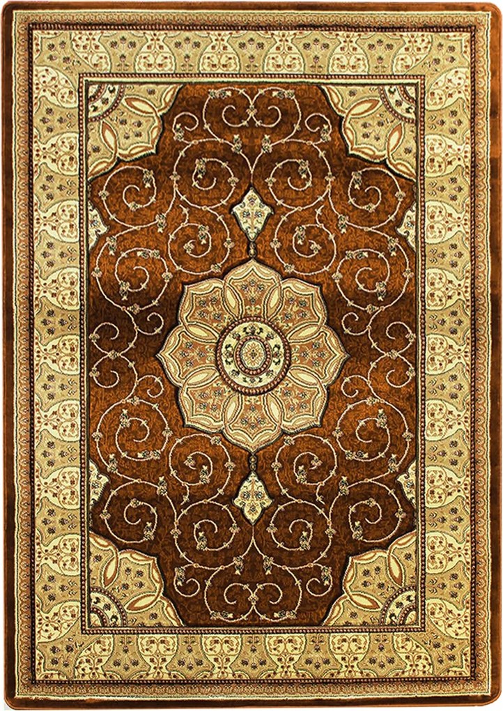 BE Koberec Adora 5792 VIZON - béžový obdélníkový Rozměr: 60x90 cm
