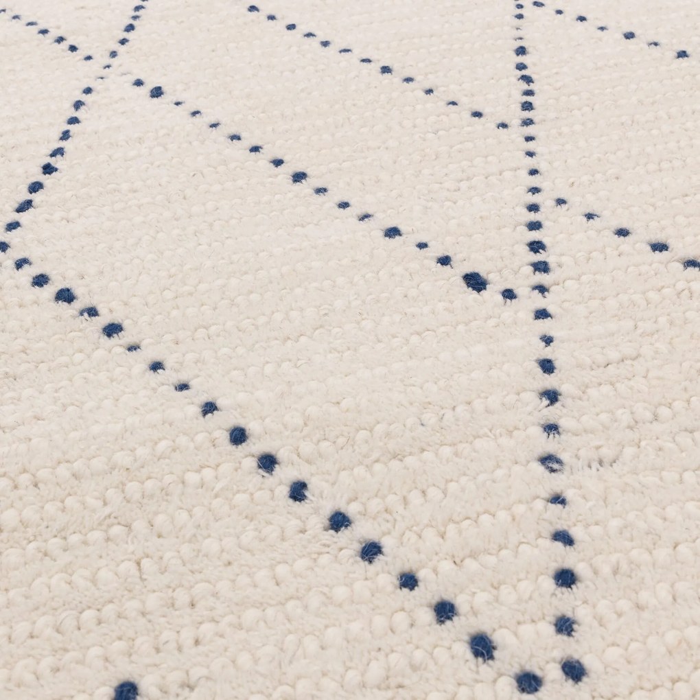 Tribeca Design Kusový koberec Livan Cream Blue Linear Rozměry: 160x230 cm