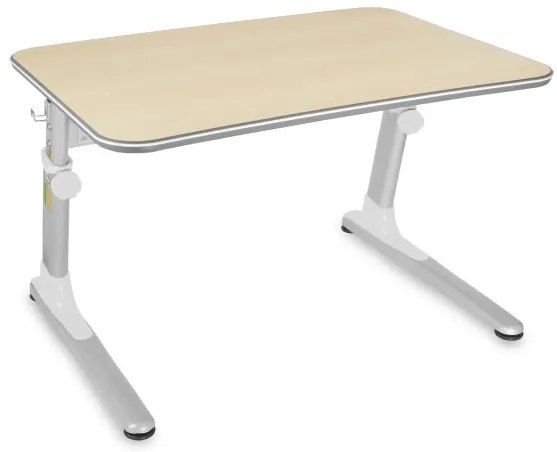 Dětský rostoucí stůl Mayer JUNIOR 32P1 18 – bílý, deska javor, 90×56–74×63
