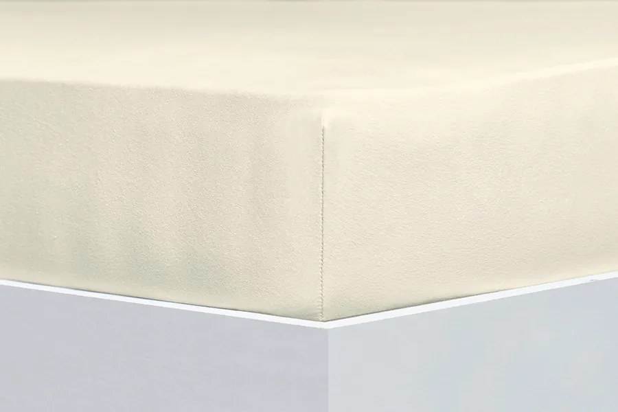 Florella Prostěradlo Organic Cotton Jersey Alabaster, 140-160x200 cm