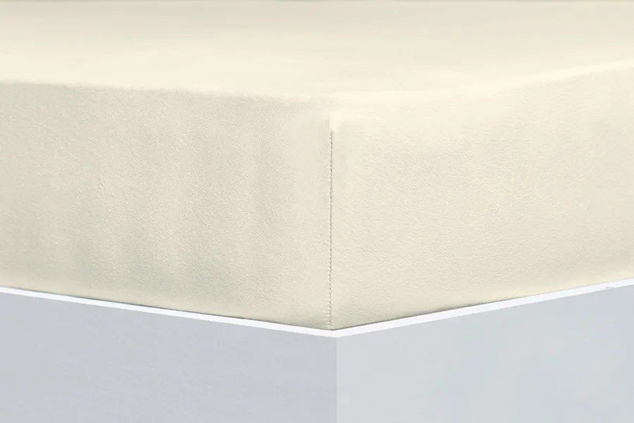 Florella Prostěradlo Organic Cotton Jersey Alabaster Varianta: 90-100x200 cm