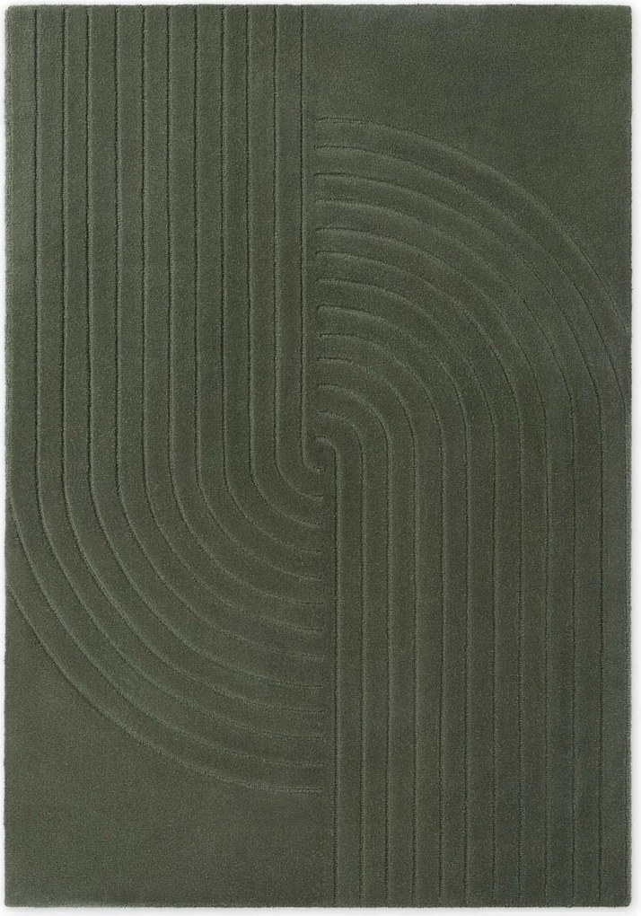 Vikosa, Kusový koberec Vikosa Arcura 106271 Dark Green, 160x230, zelená, ložnice