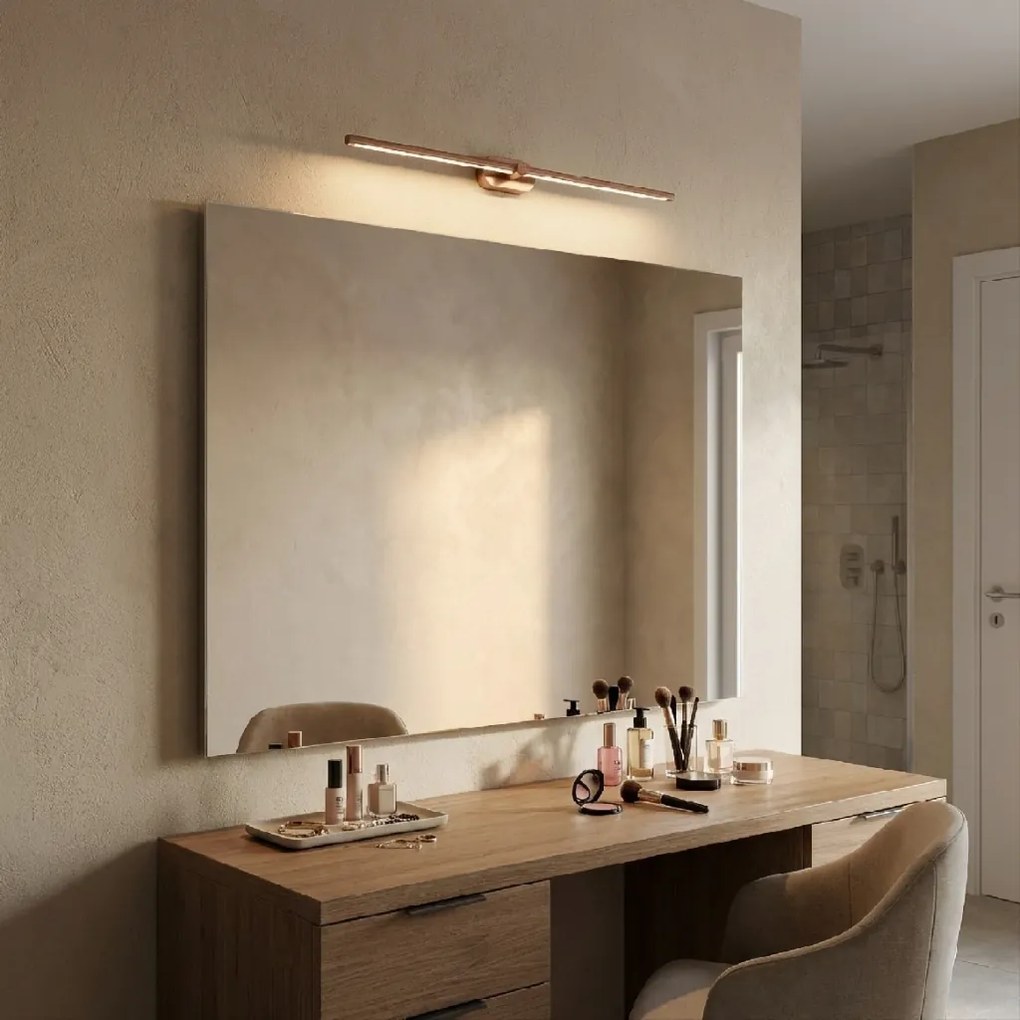 Toolight Toolight, LED nástěnné svítidlo 80cm, 13W, 4000K, 1000lm, APP1897-1W, měděná matná, OSW-66052
