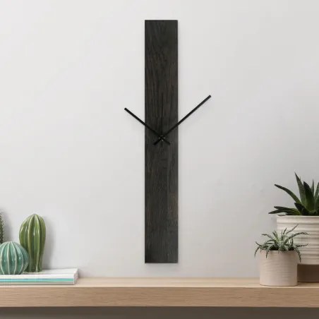 Elegantní dřevěné nástěnné hodiny černý I SENTOP MAS019-OSMO-3169