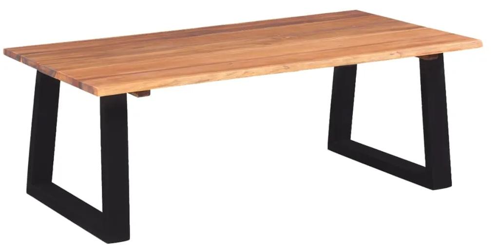 vidaXL Konferenční stolek, masivní akáciové dřevo, 110x60x40 cm