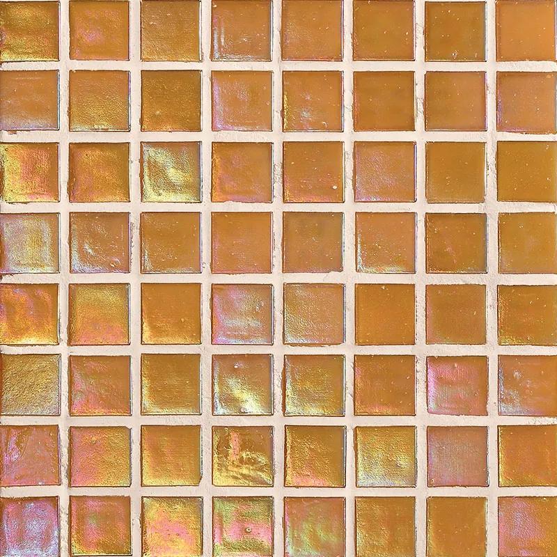 VENUS ITALIA Obklad mozaika skleněná oranžová ARANCIO 1,5x1,5 (32,7x32,7) cm - FUAN1515