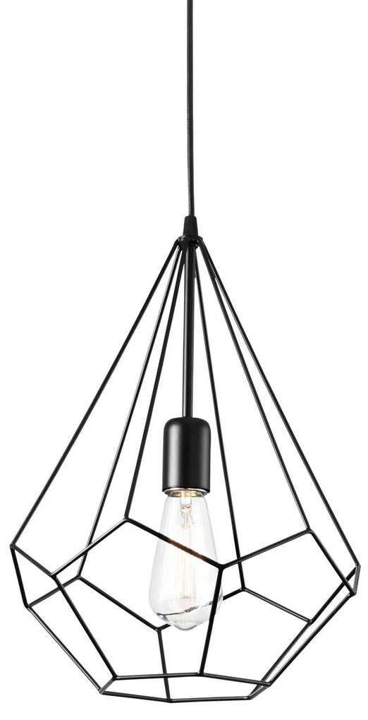 Ideal Lux Závěsné svítidlo AMPOLLA-3 SP1 NERO