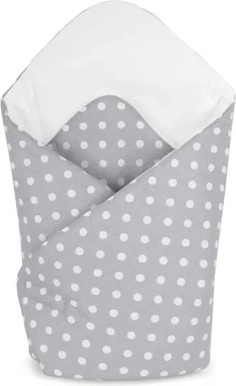 Bellatex Zavinovačka 75x75 cm Puntík šedá, bílá