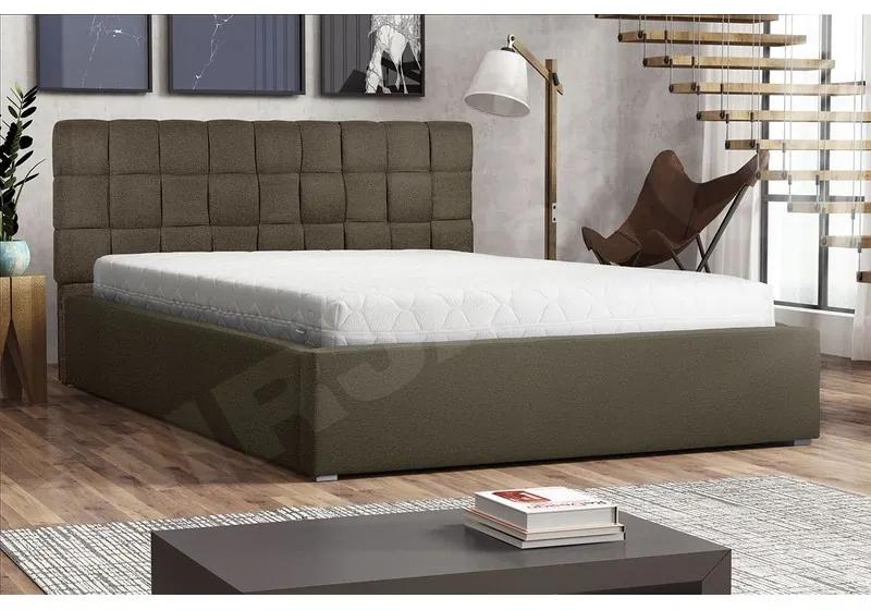 Čalouněná postel s úložným prostorem a roštem Kinec, Rozměr postele: 120x200, Potah: Malmo 13 365