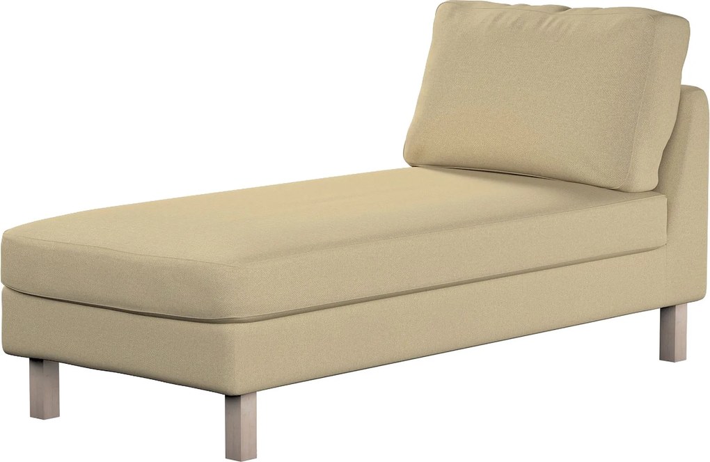 Potah na šezlong IKEA Karlstad samostatný, krátký barva zelená látka pletený vzor