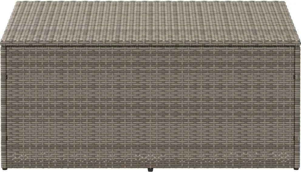 vidaXL Zahradní úložný box 110 x 50 x 58 cm polyratan [4104069] Barva: Béžová