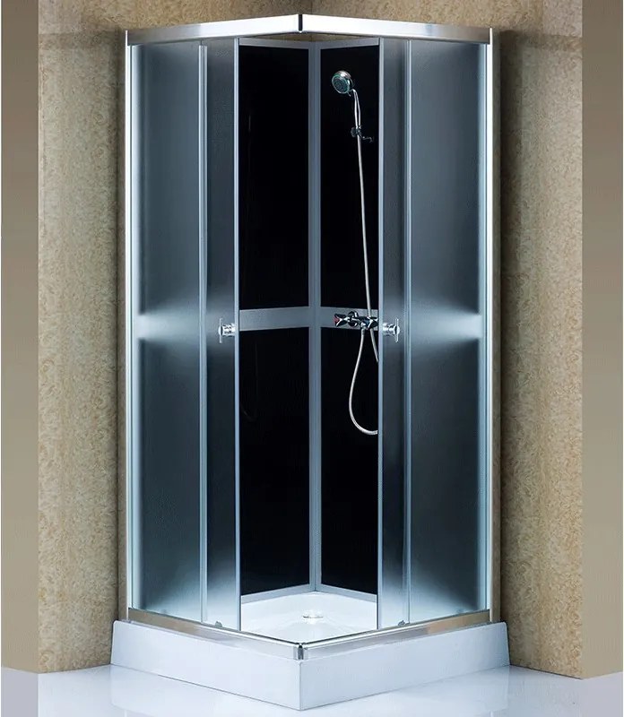 BPS-koupelny Sprchový box WSH309A GREY 80x80