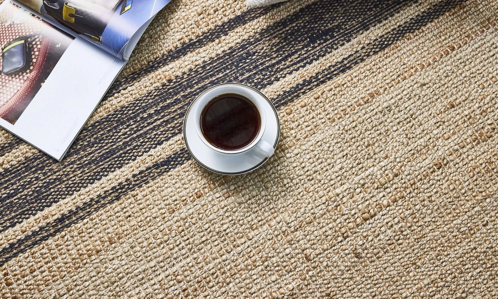 Diamond Carpets India, Ručně vázaný kusový koberec Agra Bridge HL 76 Natural Black, 300x400, béžová, chodba / předsíň