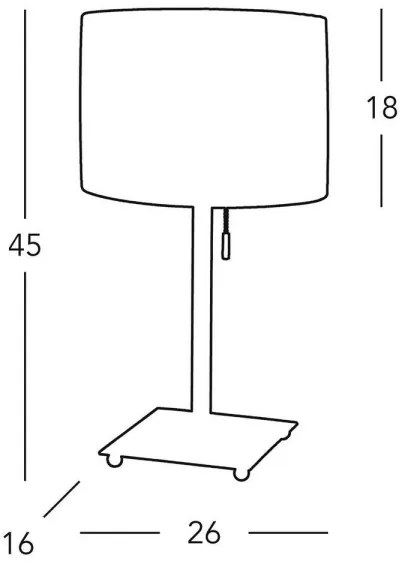 Kolarz A1307.71.7 - Stolní lampa SAND 1xE27/60W/230V