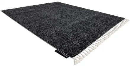 koberec BERBER 9000 šedý střapce, Maroko, Shaggy velikost 160x220 cm | krásné koberce cz