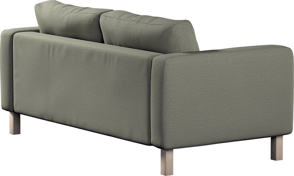 Potah na pohovku IKEA Karlstad 2-místná, nerozkládací, krátký barva šedá látka pletený vzor