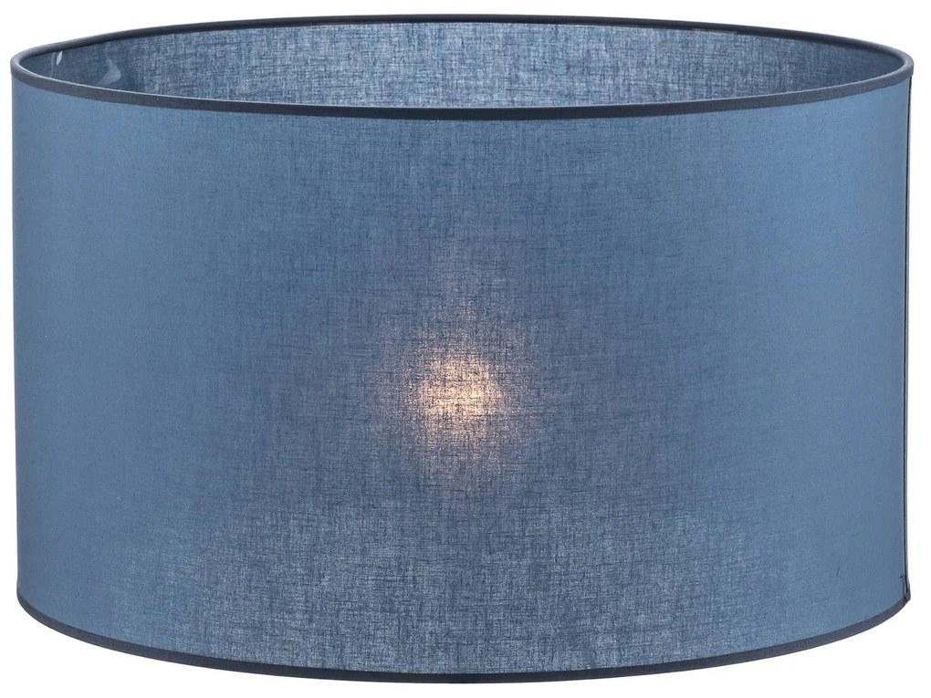 Stínidlo na svítidlo váleček Ø 50 cm, tmavě modré