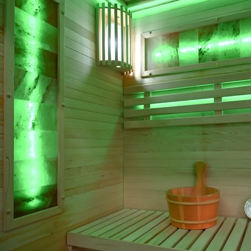 BPS-koupelny Finská sauna Relax HYD-6717 120x120, 2 osoby