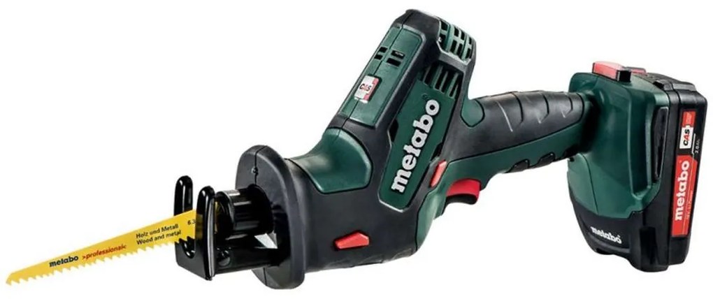 Metabo - 18V AKU mečová pila, 2x aku 2,0 Ah Li-Power, nabíječka 602266500