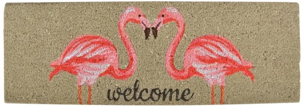 Rohožka s plameňáky Flamingo - 75*25 cm