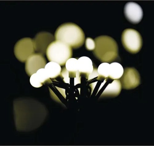 Vánoční řetěz kuličky EMOS D5GW02 ZYK0205 100LED 5m teplá bílá