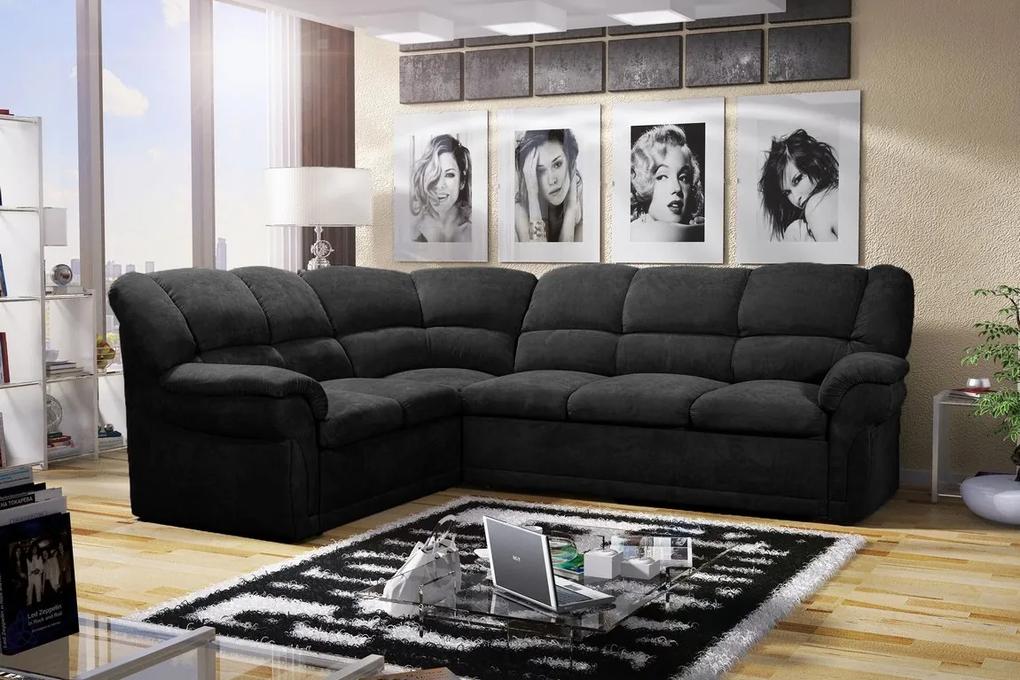 Casarredo - Komfort nábytek Rohová sedací souprava LANZAROTE, rozkládací s úložným prostorem, výběr barev | potah: orinoco 100,Umístění rohu: roh na levé straně