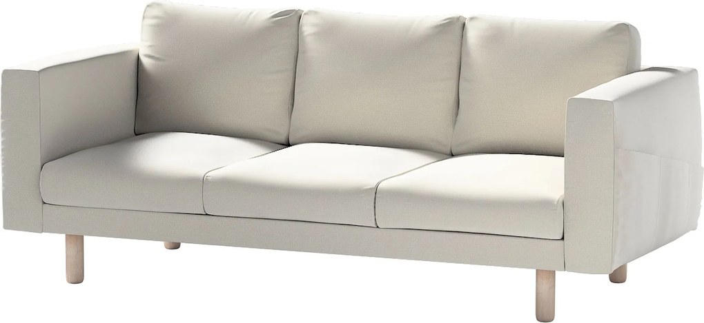 Potah na pohovku IKEA Norsborg 3-místná barva šedá látka sametová
